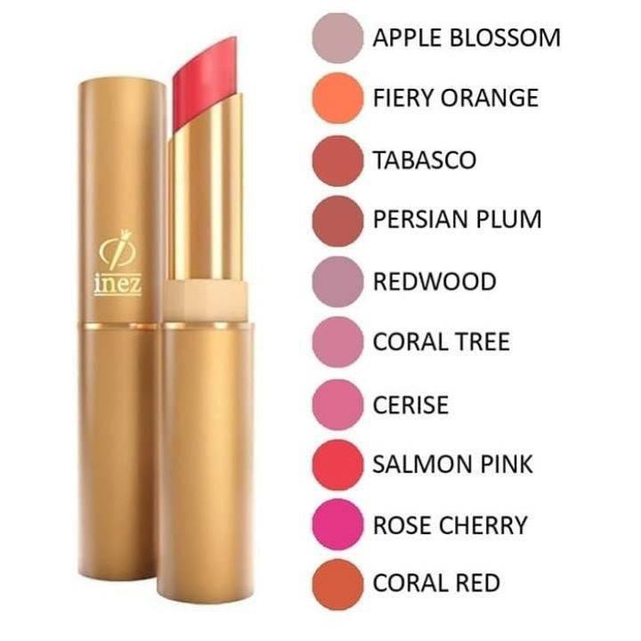 Inez 900 Perfect Glow Matte Lipstick - 3.2g | Lazada Indonesia