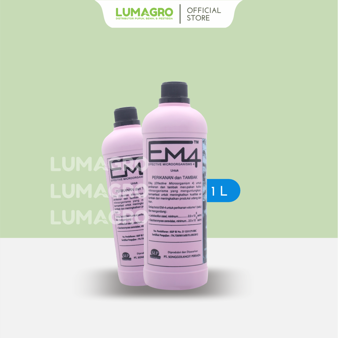 Pupuk Organik EM4 1L Tanaman Perikanan Peternakan EM 4 Kuning Coklat ...