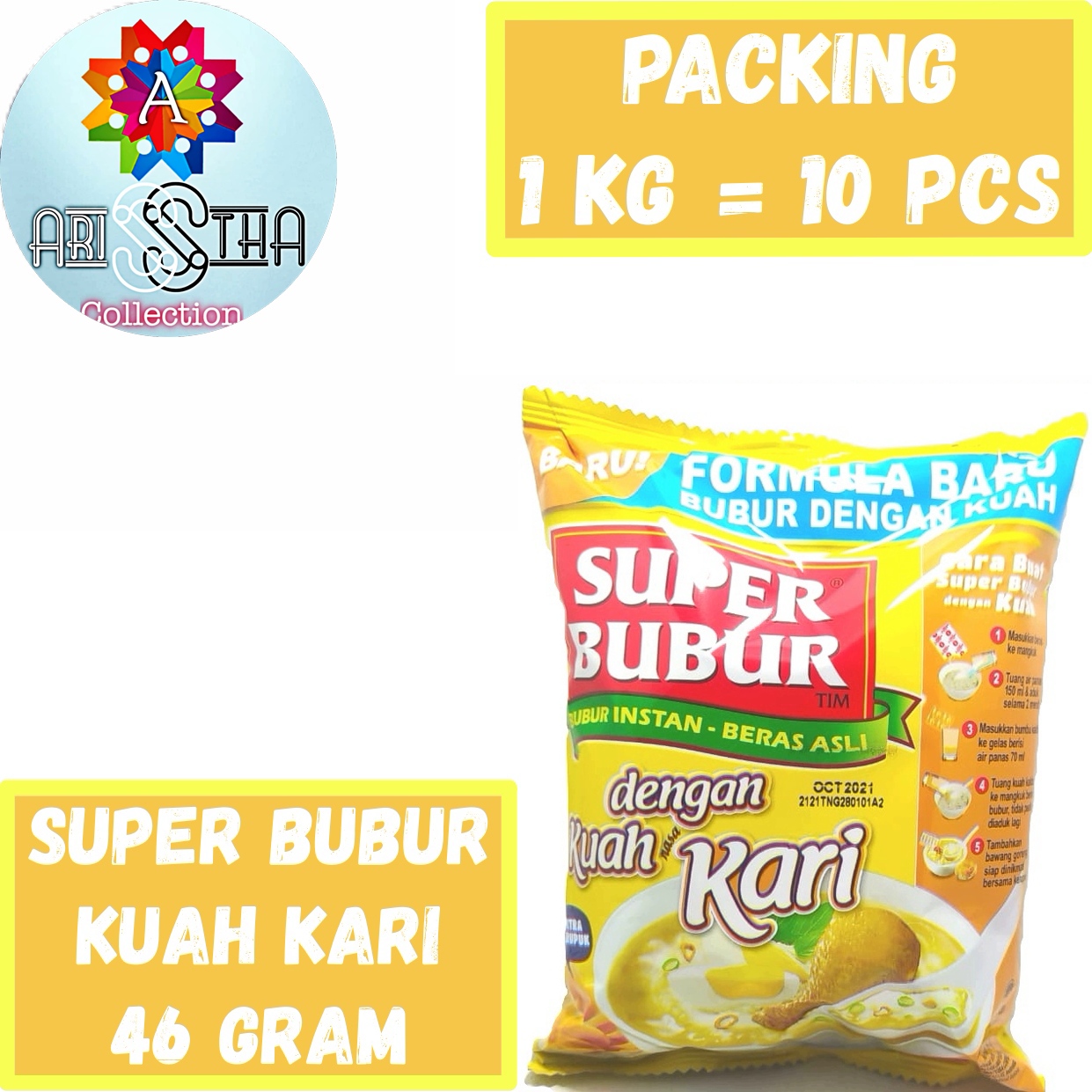 Super Bubur Ayam dan Abon Sapi Kemasan Sachet | Lazada Indonesia