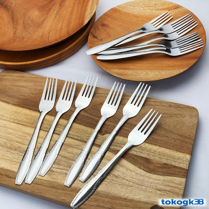 Garpu Makan Stainless 303 1 Lusin | Lazada Indonesia