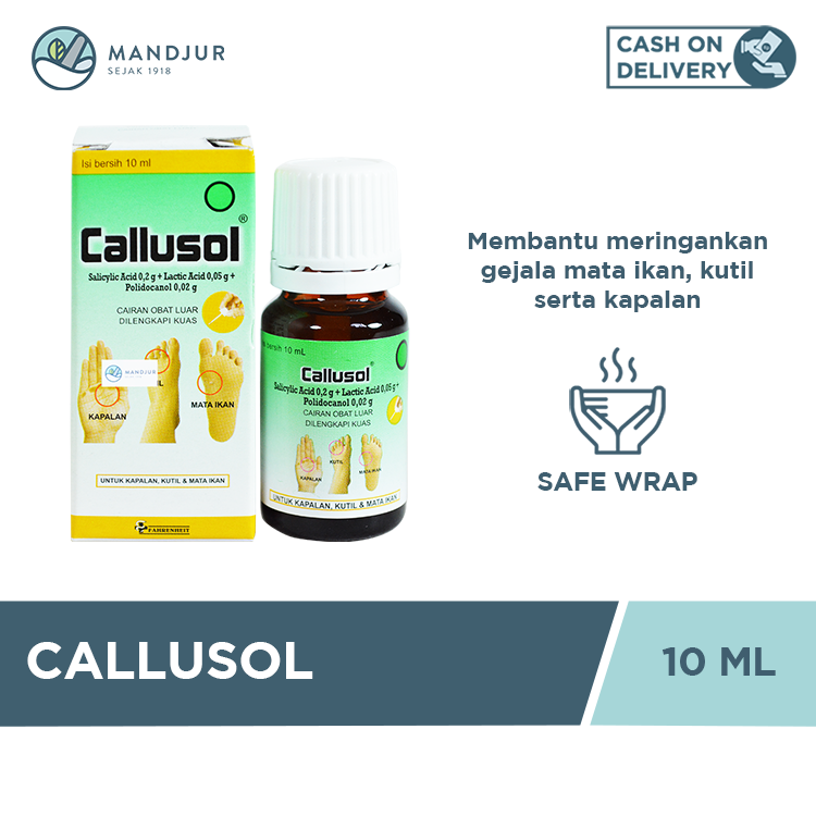 Callusol - Untuk Membantu Mengatasi Mata Ikan- Kutil- Dan Kapalan ...
