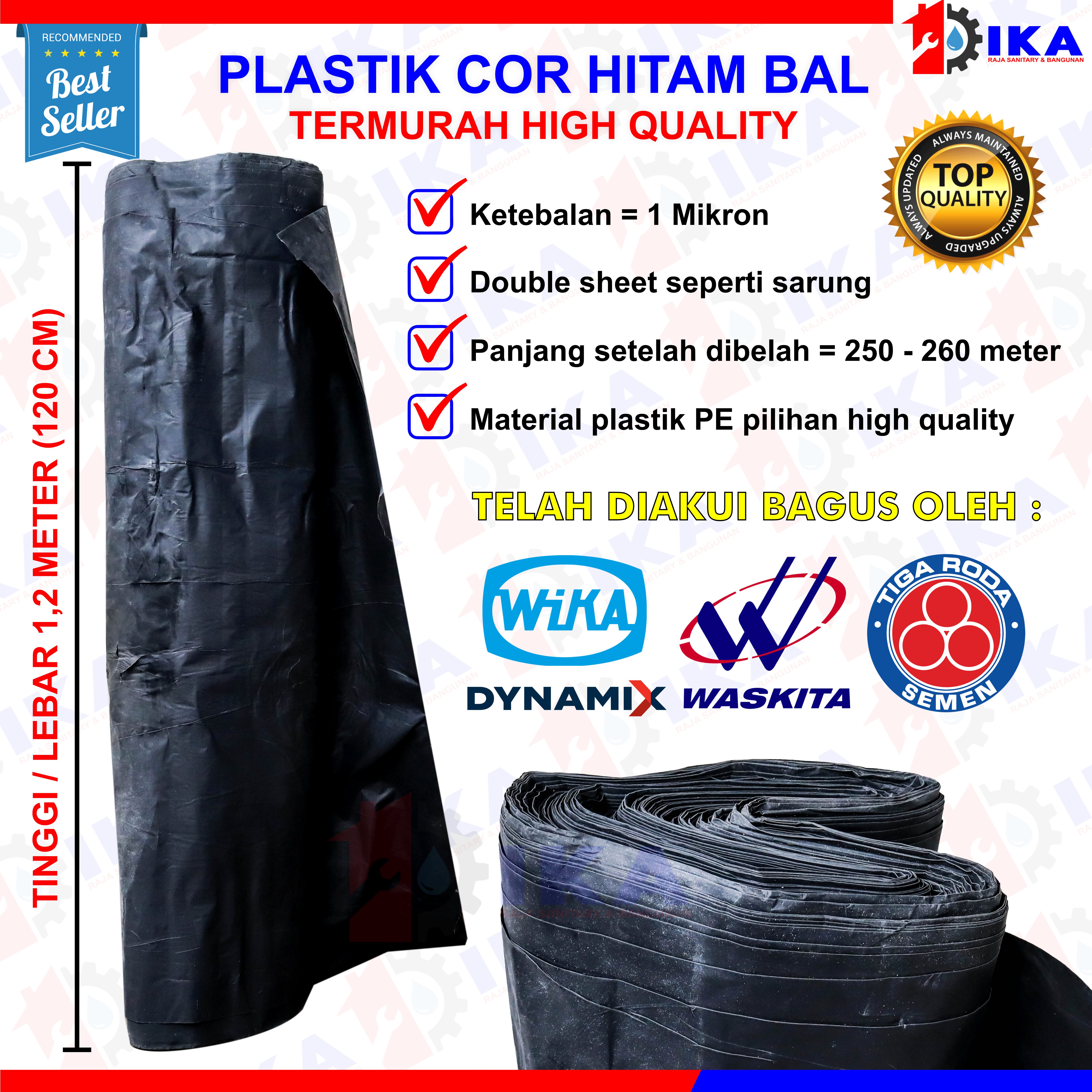PLASTIK COR HITAM BUTEK SUPER TEBAL KUAT HARGA PER BAL 25-26 KG MURAH ...