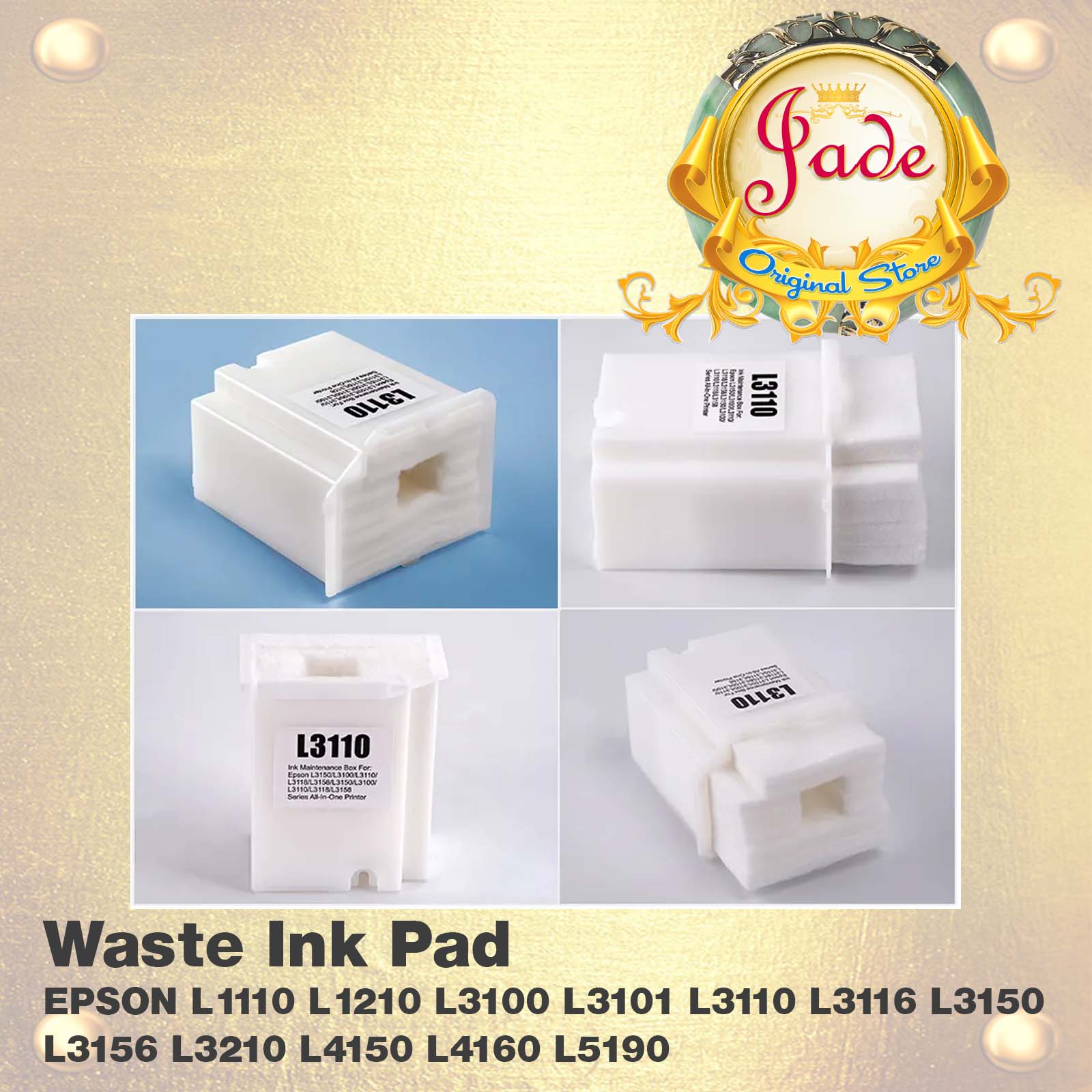 WASTE INK TANK Pad Maintenance Box / Tempat pembuangan tinta inkpad ...