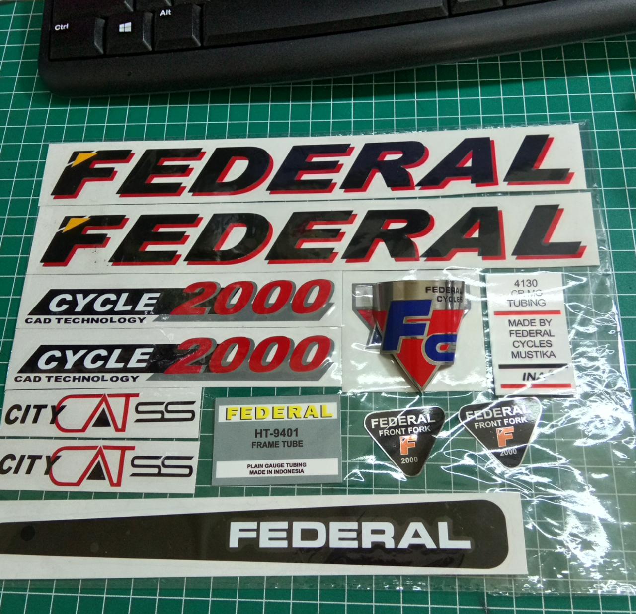 stiker federal city cat plus emblem | Lazada Indonesia