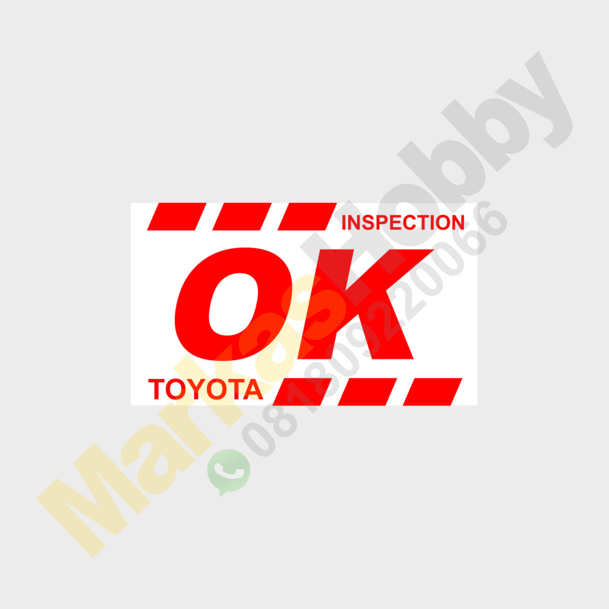 Stiker Toyota Ok Inspection | Lazada Indonesia