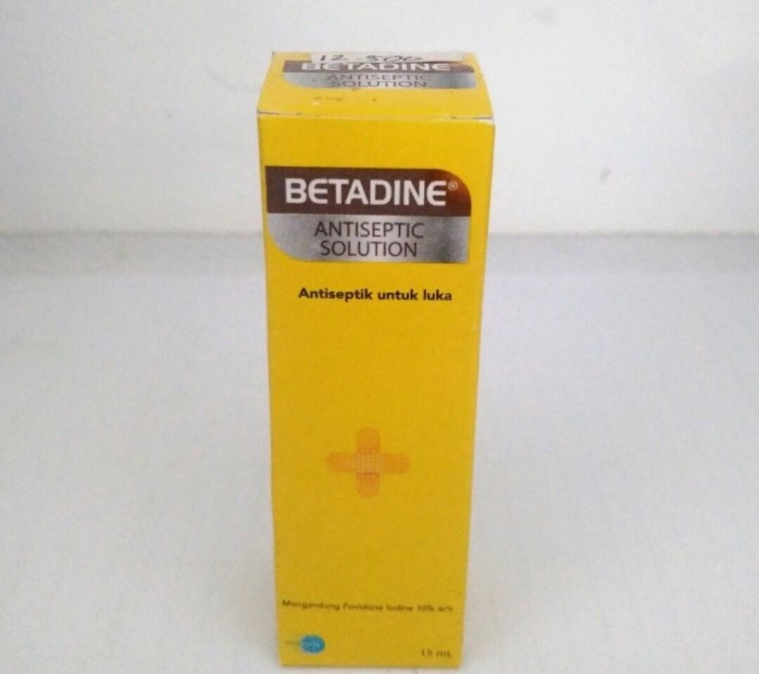 Betadine cair antiseptic solution 15ml | Lazada Indonesia