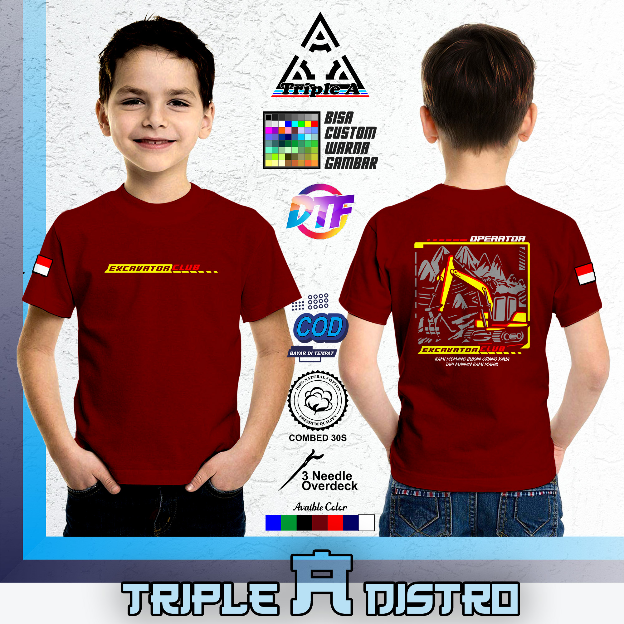 Kaos Baju Anak Excavator Crew Keren Kaos Operator Muda Kaos Tambang by ... Kaos Baju Anak Excavator Crew Keren Kaos Operator Muda Kaos Tambang by ...