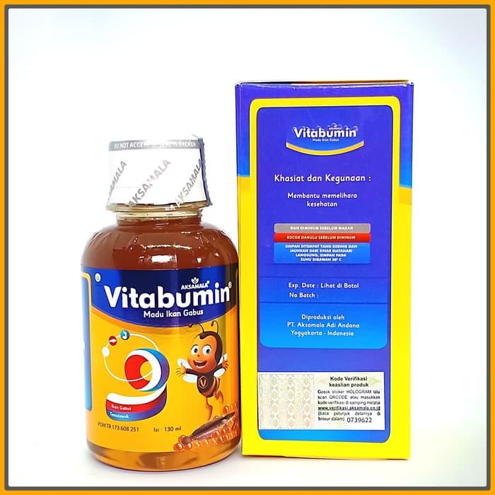 Vitabumin New Kemasan Original Madu Albumin Ekstrak Ikan Gabus | Lazada ...