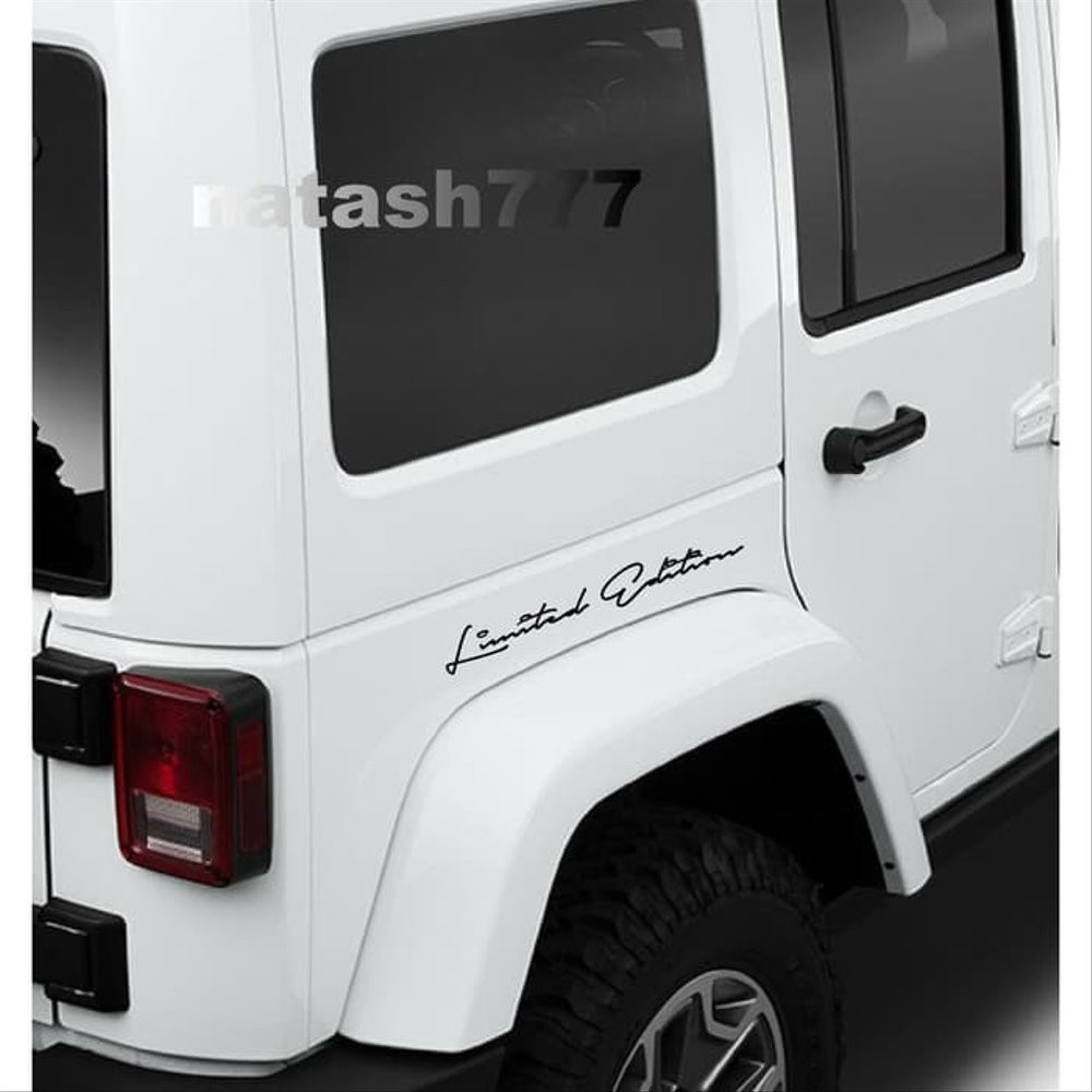 sticker stiker cutting jeep katana ferosa jimny limited edition ...