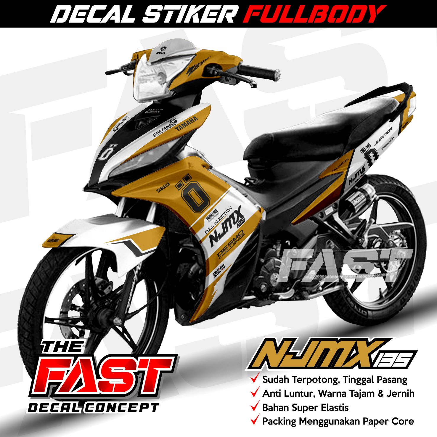 Stiker Jupiter Mx 135 New Full Body Decal Jupiter Mx 135 New Full Body ...