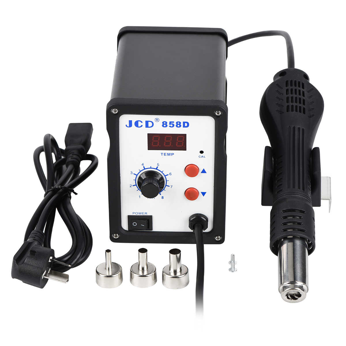 SOLDER UAP / BLOWER 858 Desoldering Heat Gun dengan Station | Lazada ...