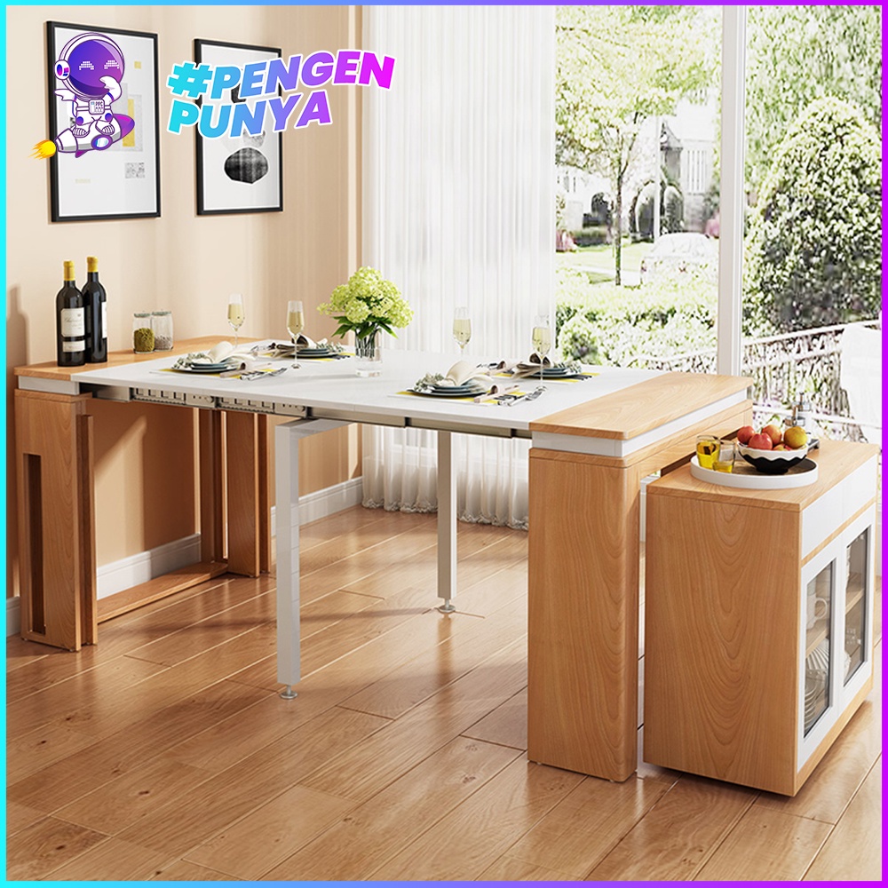 Smart Funiture / Meja Makan Aesthetic / Meja Minimalis / Meja Makan ...