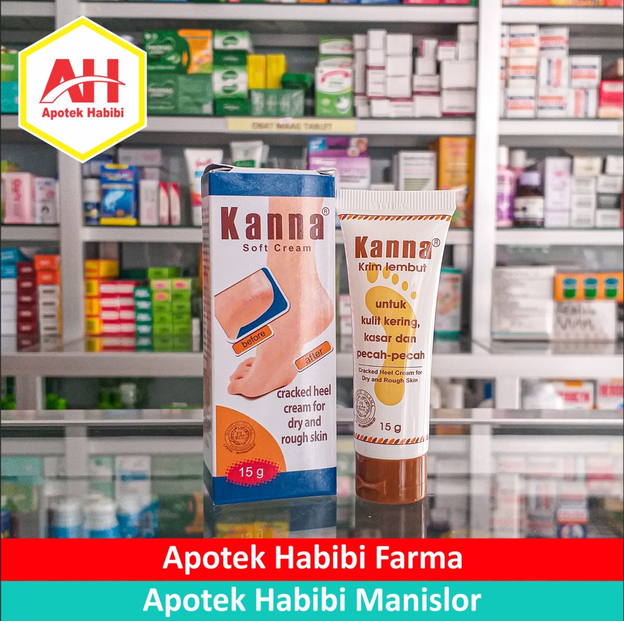 Kanna kana soft sof sopt sop krim cream Perawatan kaki tumit kering ...