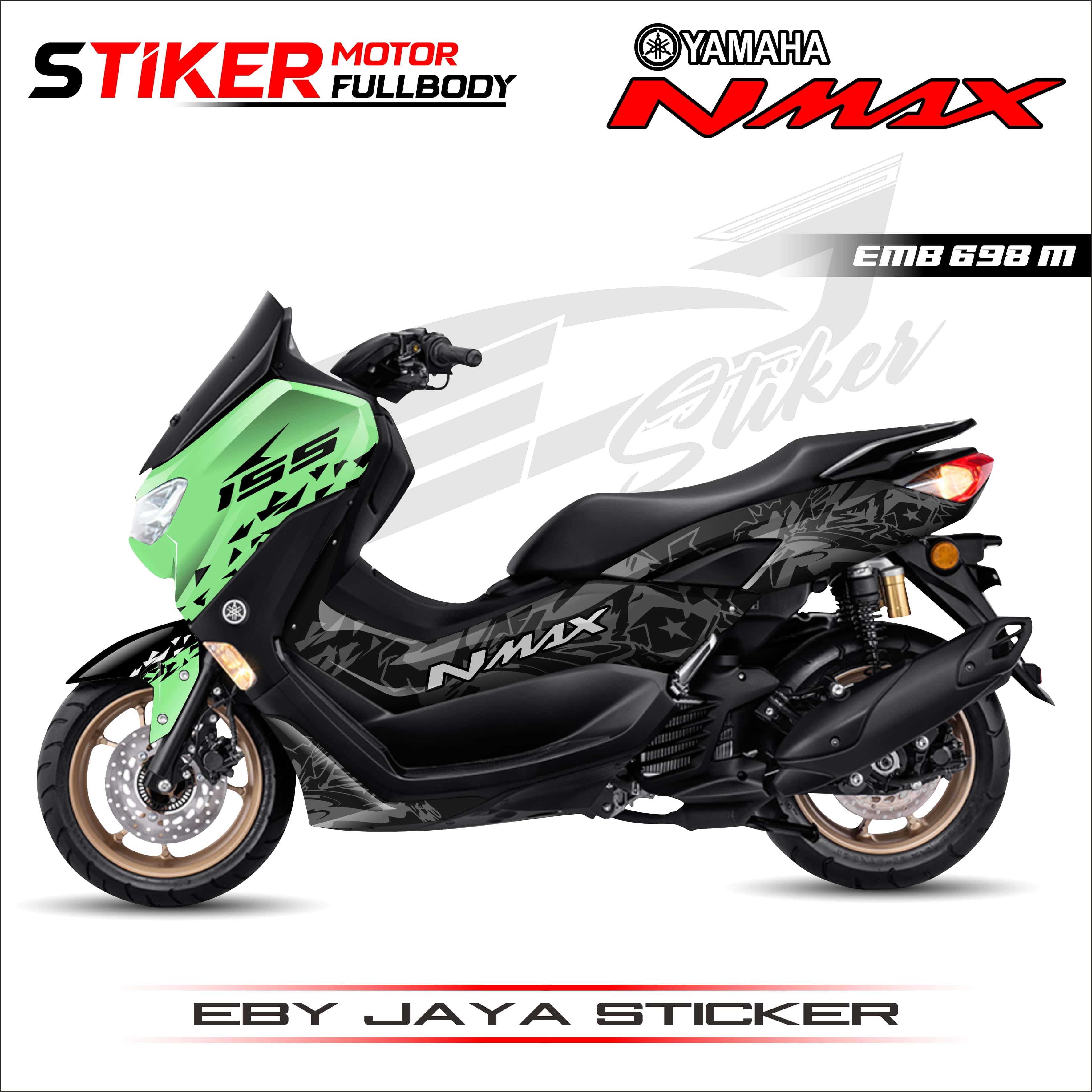 STIKER MOTOR NMAX ALL TIPE-STIKER GRATIS CUSTOM NAMA VARIASI DESAIN ...