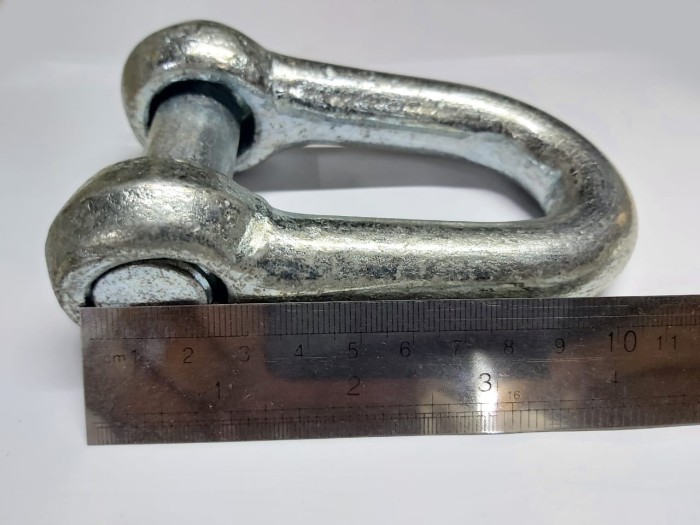 BMS - SEGEL D M26 / SHACKLES 25 mm / SAMBUNGAN RANTAI BESI 1" | Lazada ...