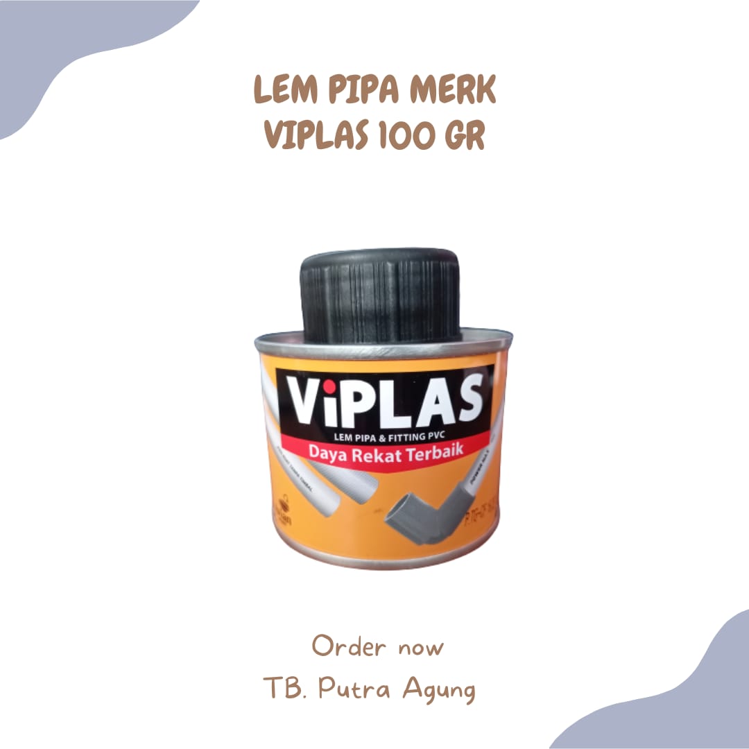 Lem pipa pvc ViPLAS 100 gram | Lazada Indonesia