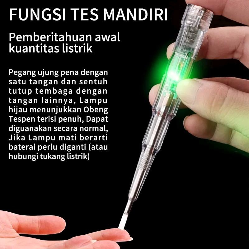 Tespen Led Tespen Listrik Obeng Tester Indicator | Lazada Indonesia