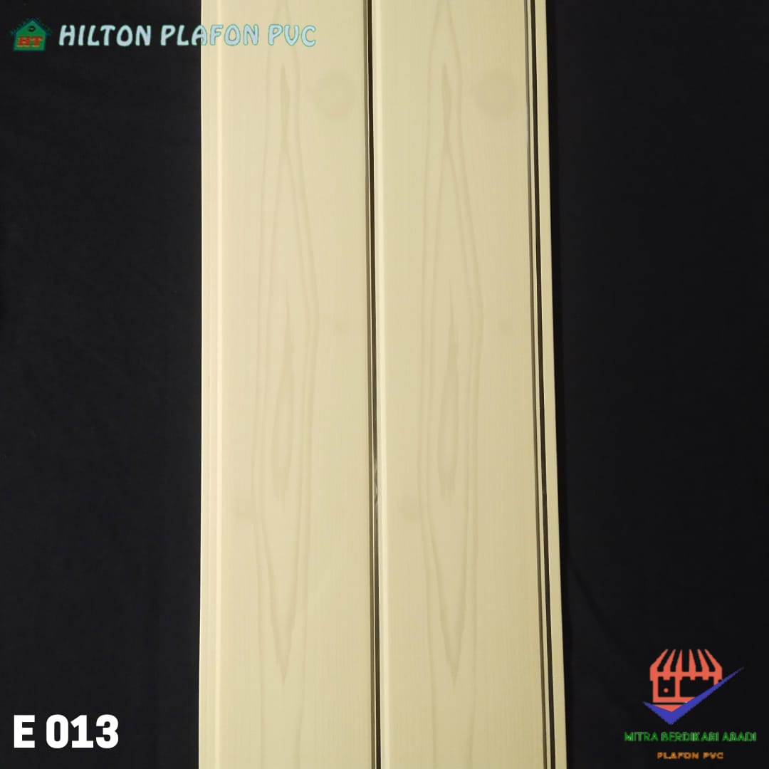 Plafon PVC Motif Kayu Putih Nat Silver E 013, Murah Berkualitas ...