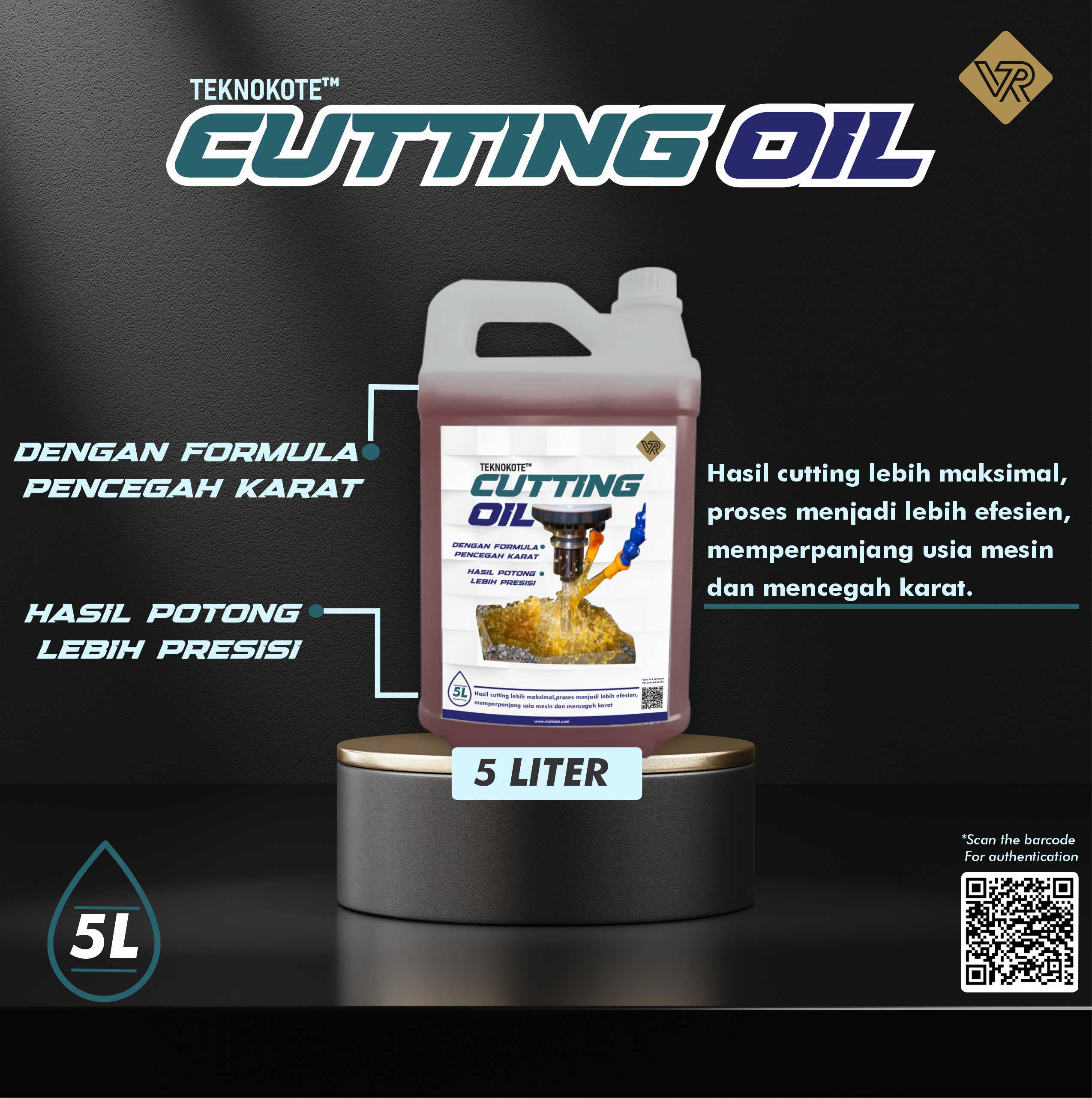 Bromus Dromus Cutting oil/minyak potong mesin bubut/coolant/5 liter ...