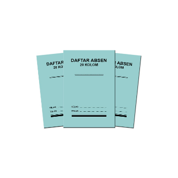 Buku Absen 20 kolom / Buku Absensi / Absen kecil | Lazada Indonesia