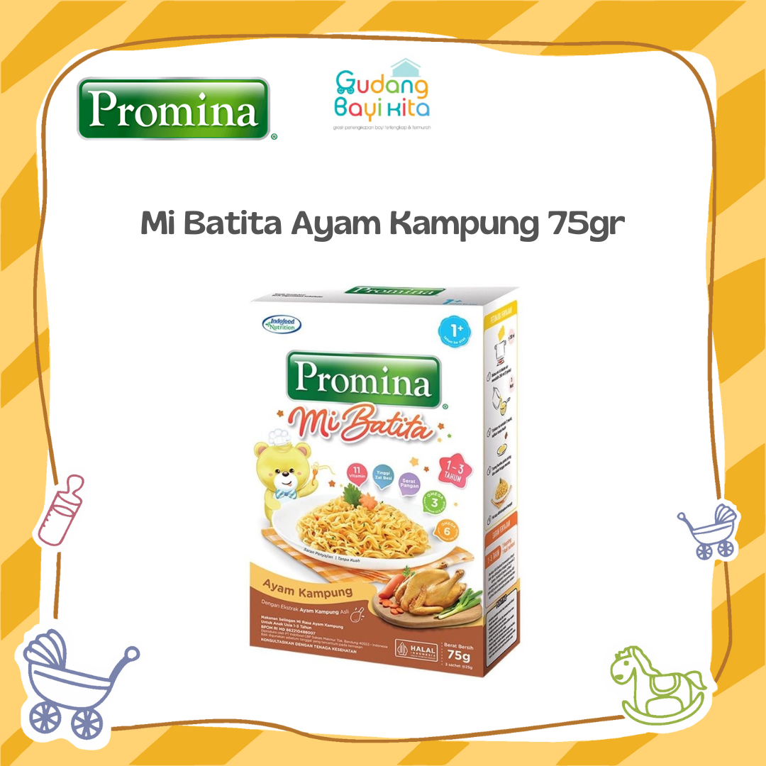 Promina Mi Batita Ayam Kampung 75gr - Mie Untuk Anak - Mie Goreng ...