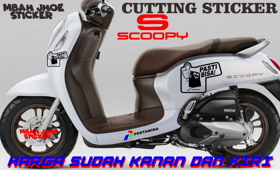 STICKER SCOOPY,CUTTING STICKER SCOOPY,STRIP SCOOPY CUSTOM | Lazada ...