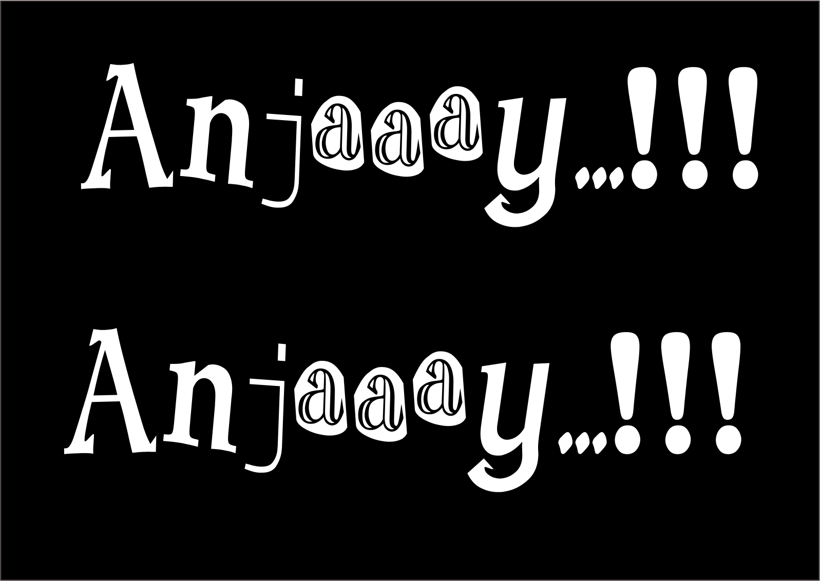 STICKER SCOOPY CUTTING STICKER ANJAY | Lazada Indonesia