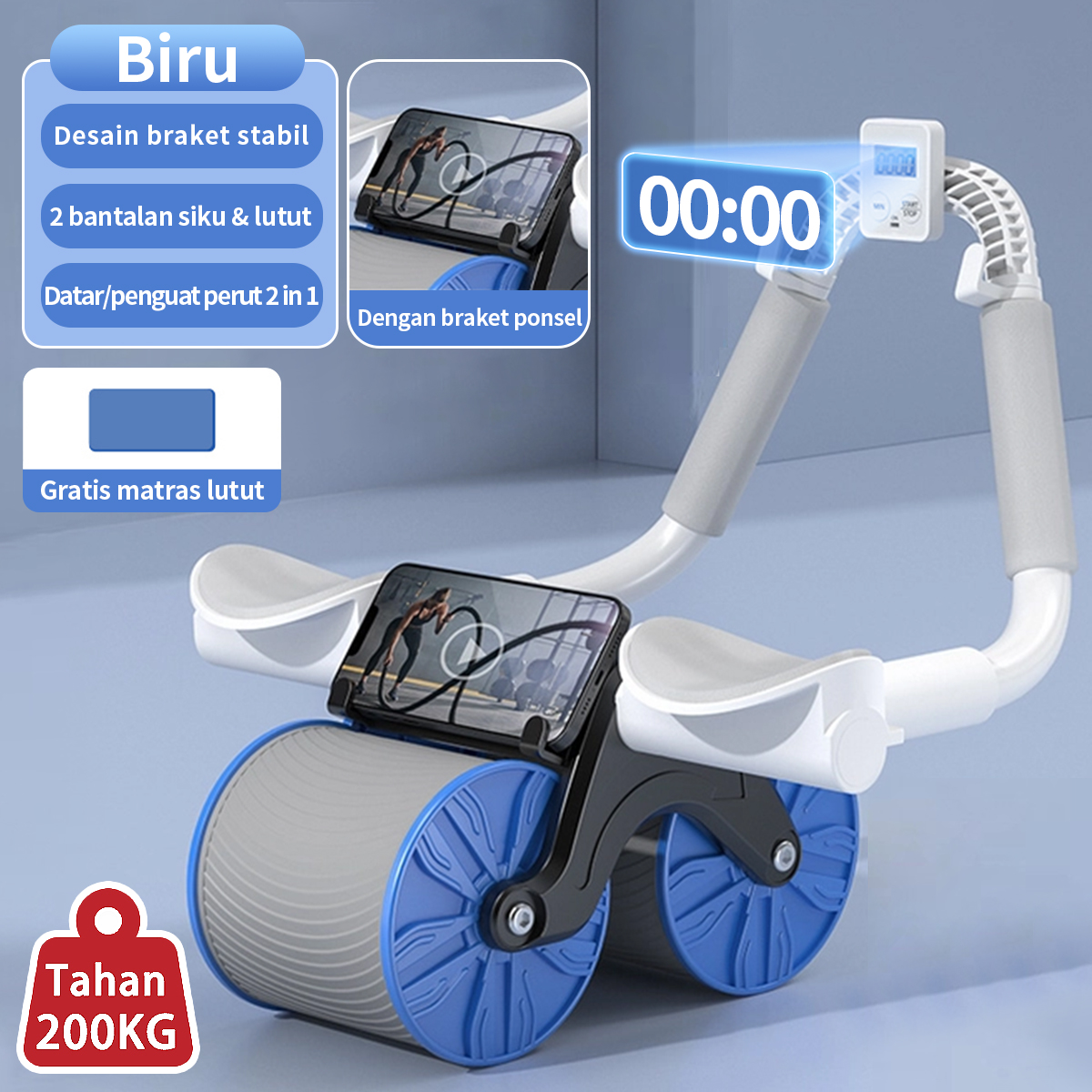 Epic Finds Ab Roller Wheel 2in1 Abdominal Core Roller Alat Push Up Sit ...