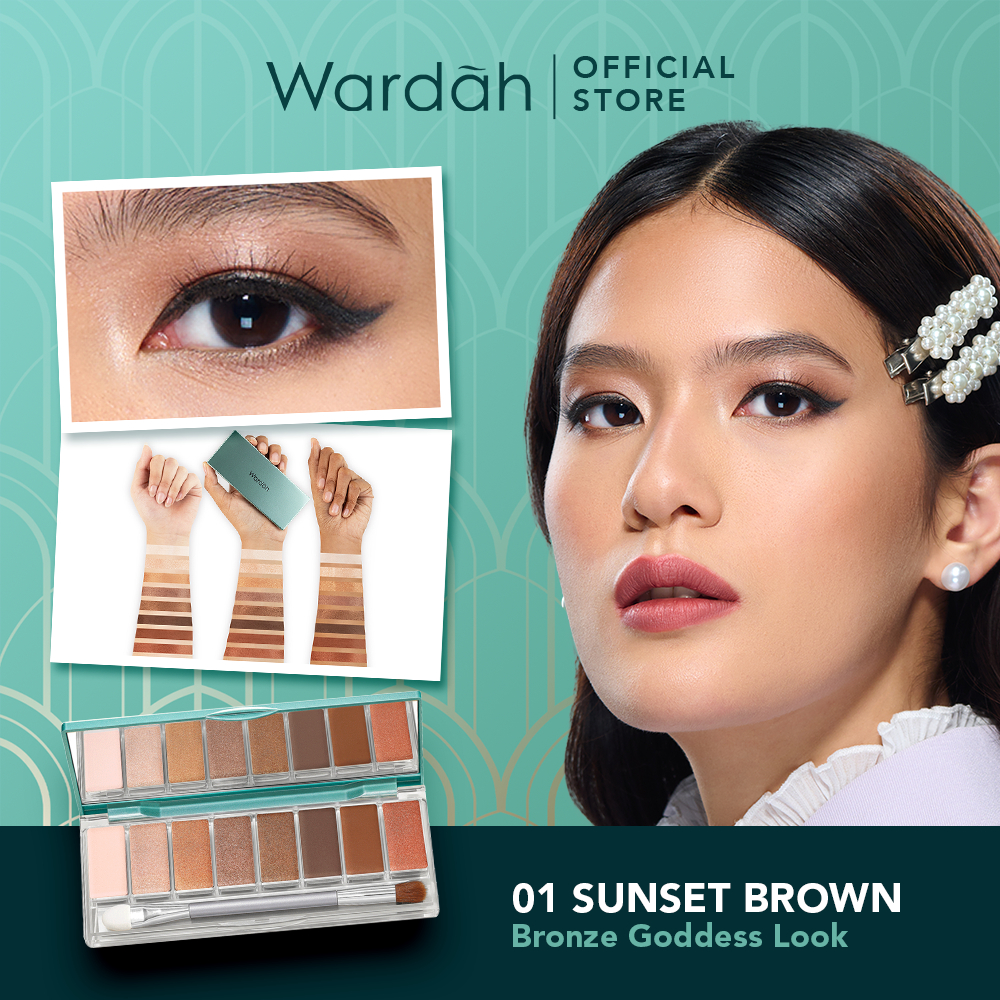 WARDAH Exclusive Eyeshadow Palette Indonesia / 10g / Longwear Intense ...