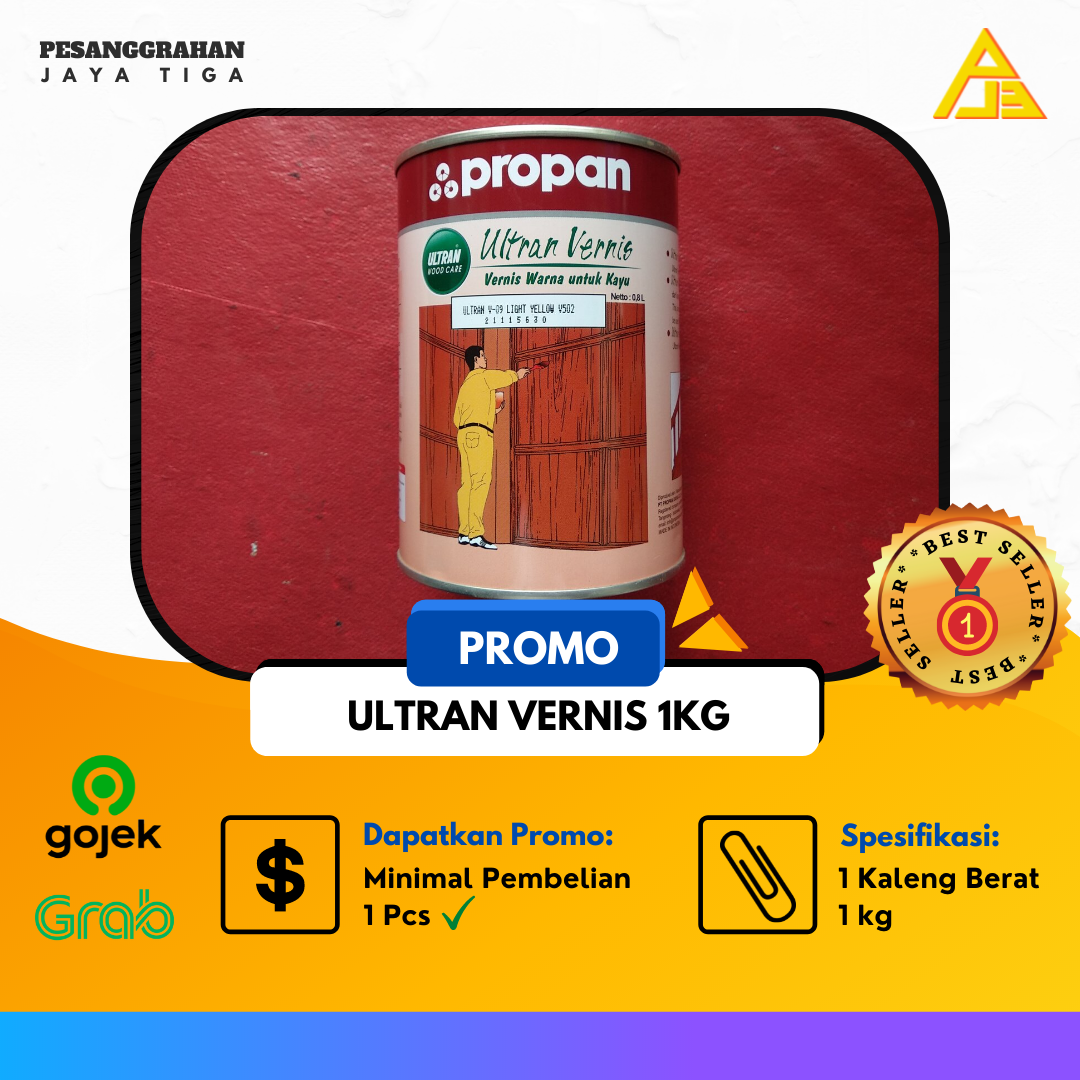 Cat Kayu Ultran Vernis Warna Untuk Kayu 1kg | Lazada Indonesia
