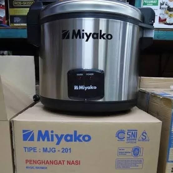 Miyako Rice Cooker / Magic Com Warmer Jumbo MJG-201 - 20 Liter | Lazada ...