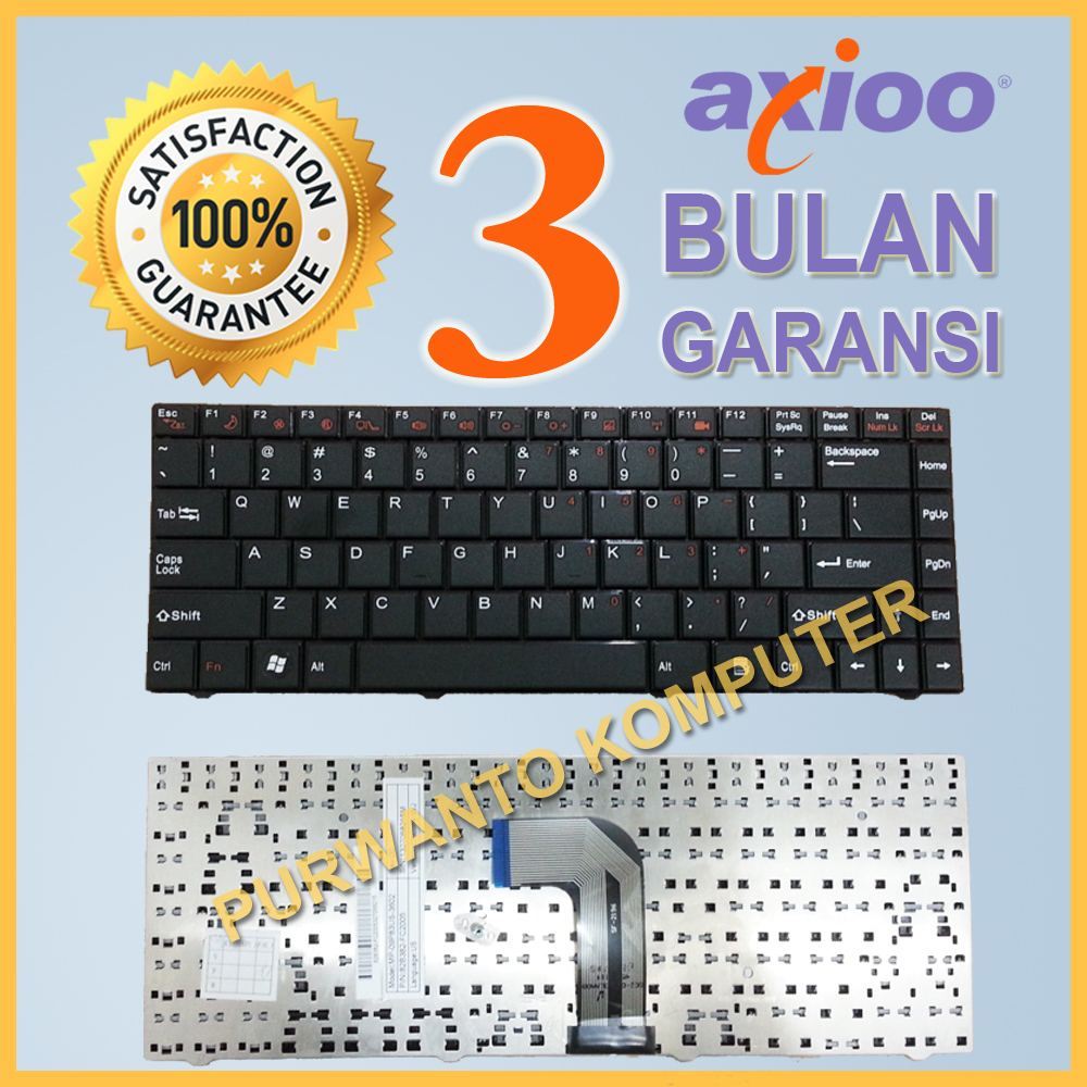 Keyboard Axioo NEON HNM Series - Black (ORIGINAL) | Lazada Indonesia