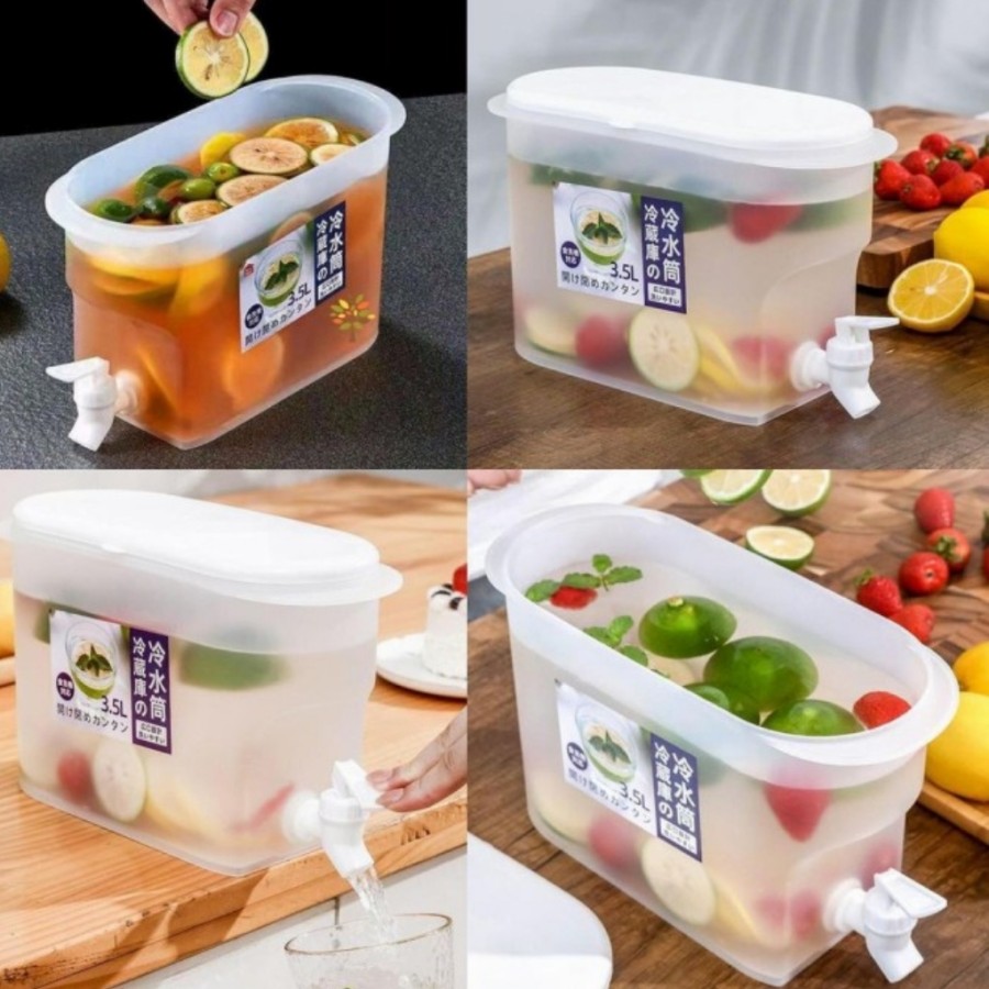 Juice Dispenser Kulkas Air Minum Dingin Infused Water Tank Kesehatan ...