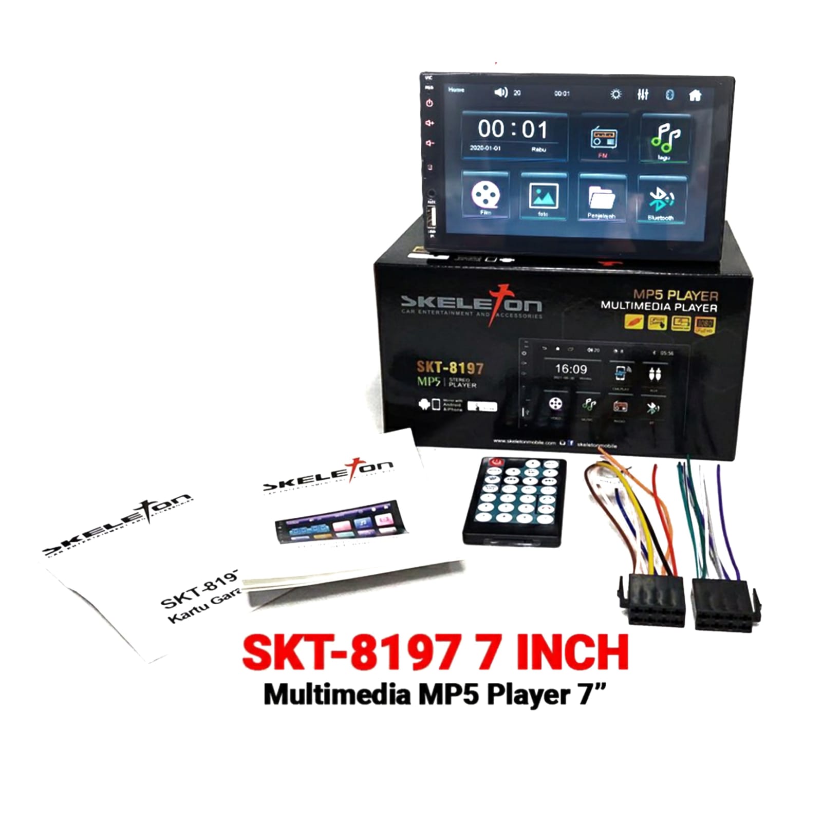 Head Unit MP5 Universal Player 7 inch SKELETON | Lazada Indonesia