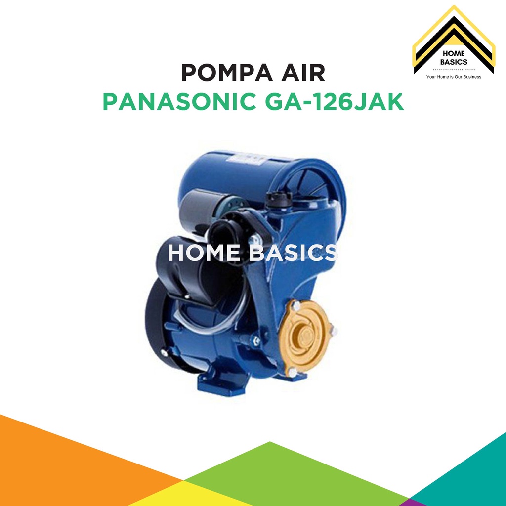 Pompa Air Otomatis Panasonic GA-126JAK / Auto / Pompa Air Sumur Dangkal ...