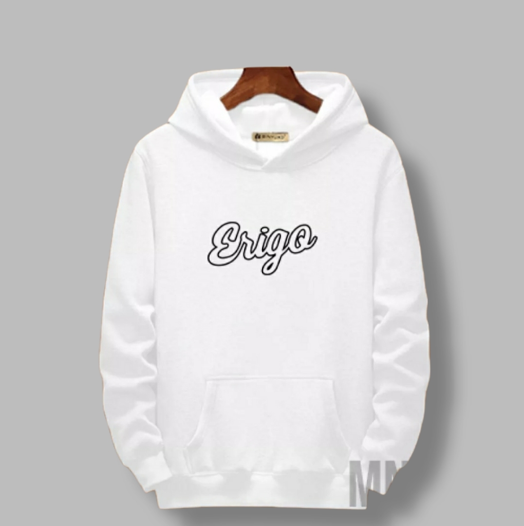 Sweater Hoodie ERIGO Pria Distro Unisex Cewek Cowok Keren Bahan Tebal ...
