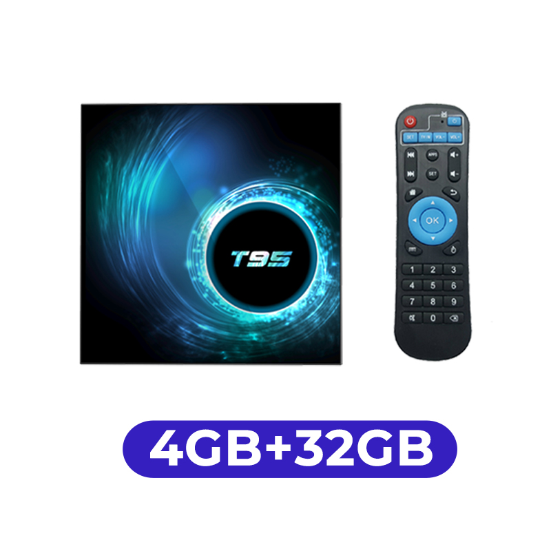 New T95 TVBox 4GB 32G/64G Android 10 H616 2.4G/5G WiFi Bluetooth 6K/4K ...