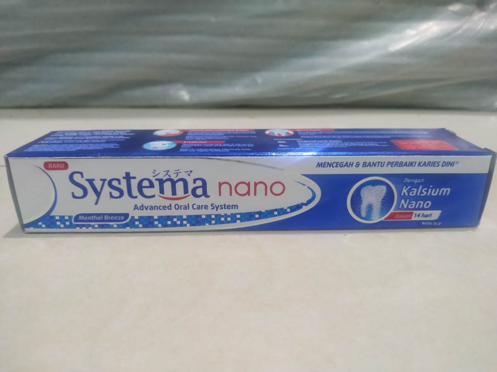 Systema nano 75 gram - pasta gigi | Lazada Indonesia