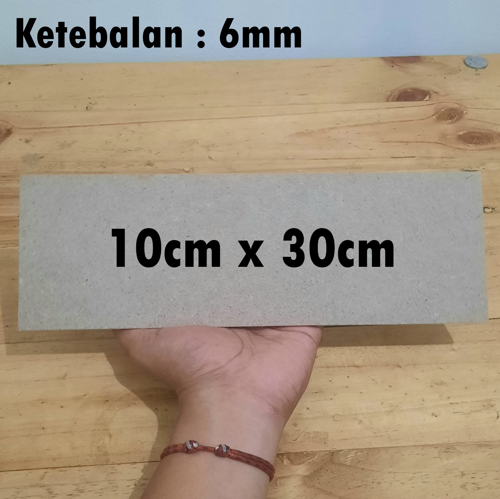 Papan Kayu MDF Polos Halus Ukuran 10x30 Tebal 6mm Bahan Dekorasi ...