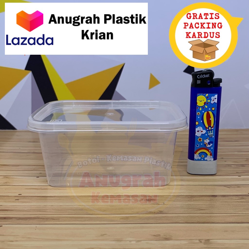 Thinwall Rect 250ml / food conner / kotak makanan | Lazada Indonesia