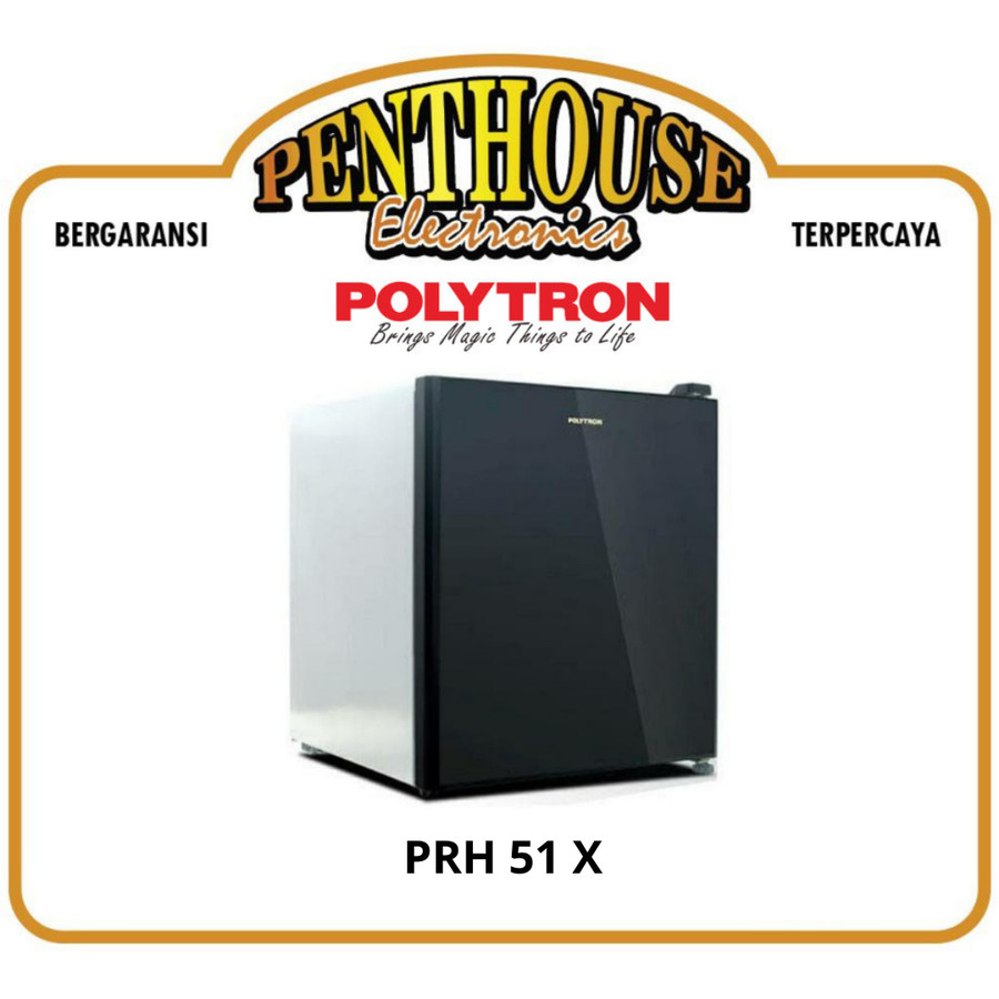 Polytron Kulkas Mini PRH 51R/X / Portable Refrigerator PRH 51R / 51X ...
