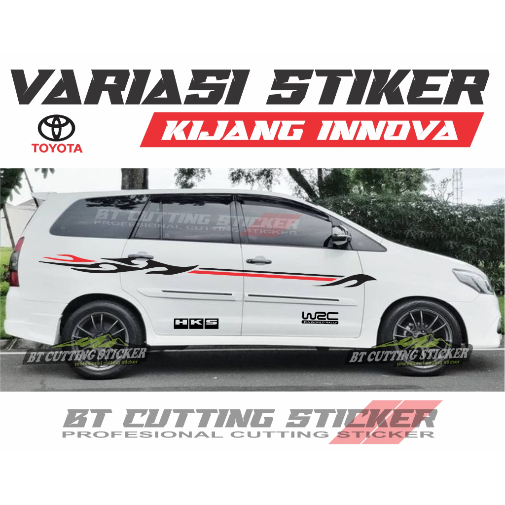 stiker kijang innova stiker mobil innova sticker cutting innova stiker ...