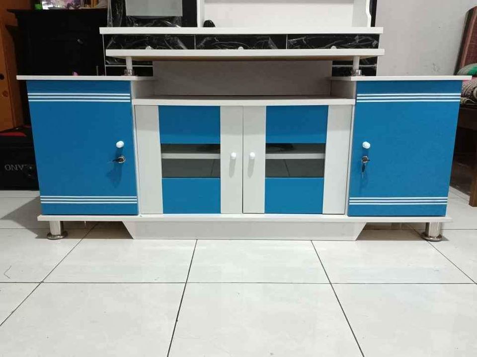 Bupet tv minimalis ruang tamu lemari tv kayu lemari tv kayu modern ...