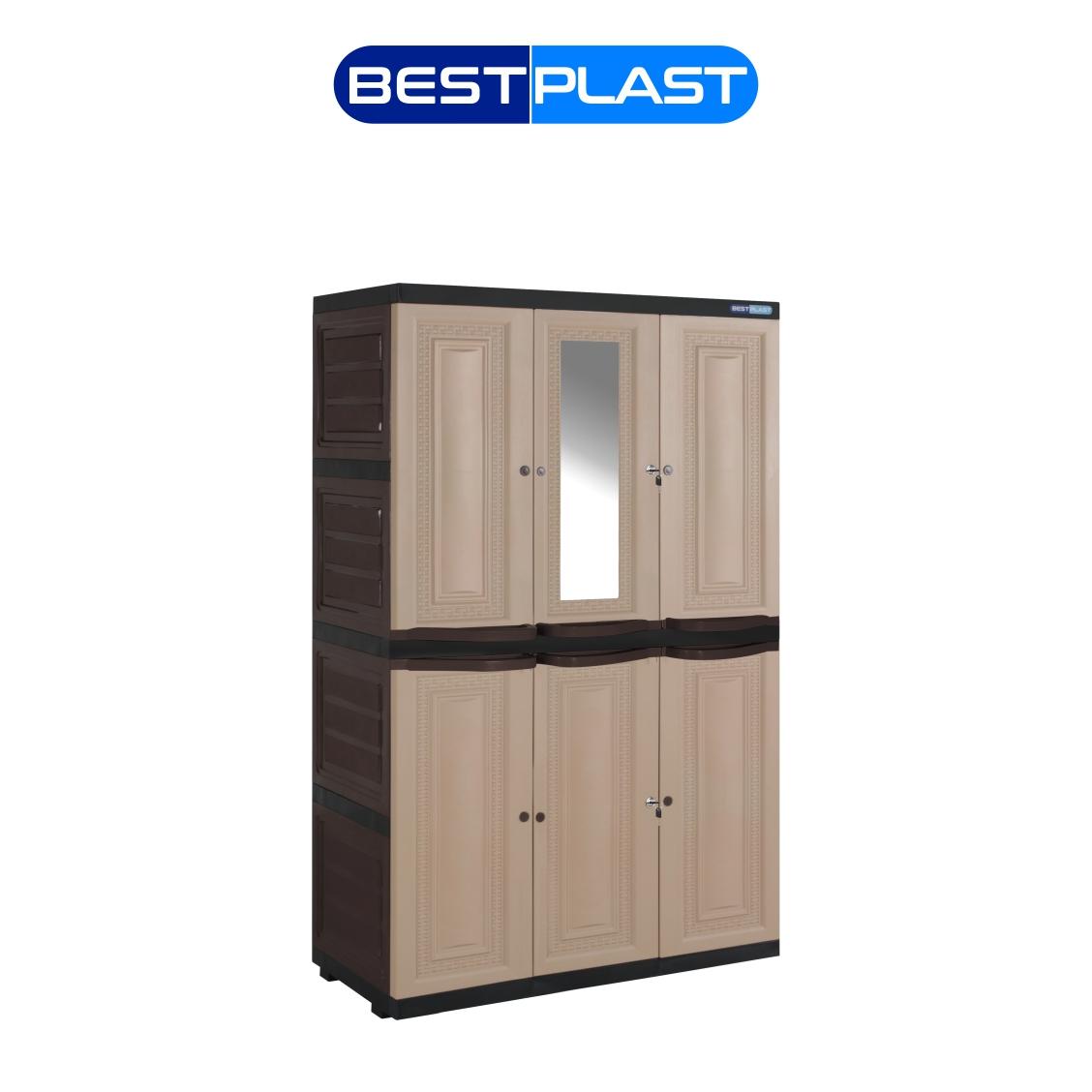 Bestplast Lemari Plastik 3 Pintu / Lemari Baju / Lemari Pakaian - BMC ...