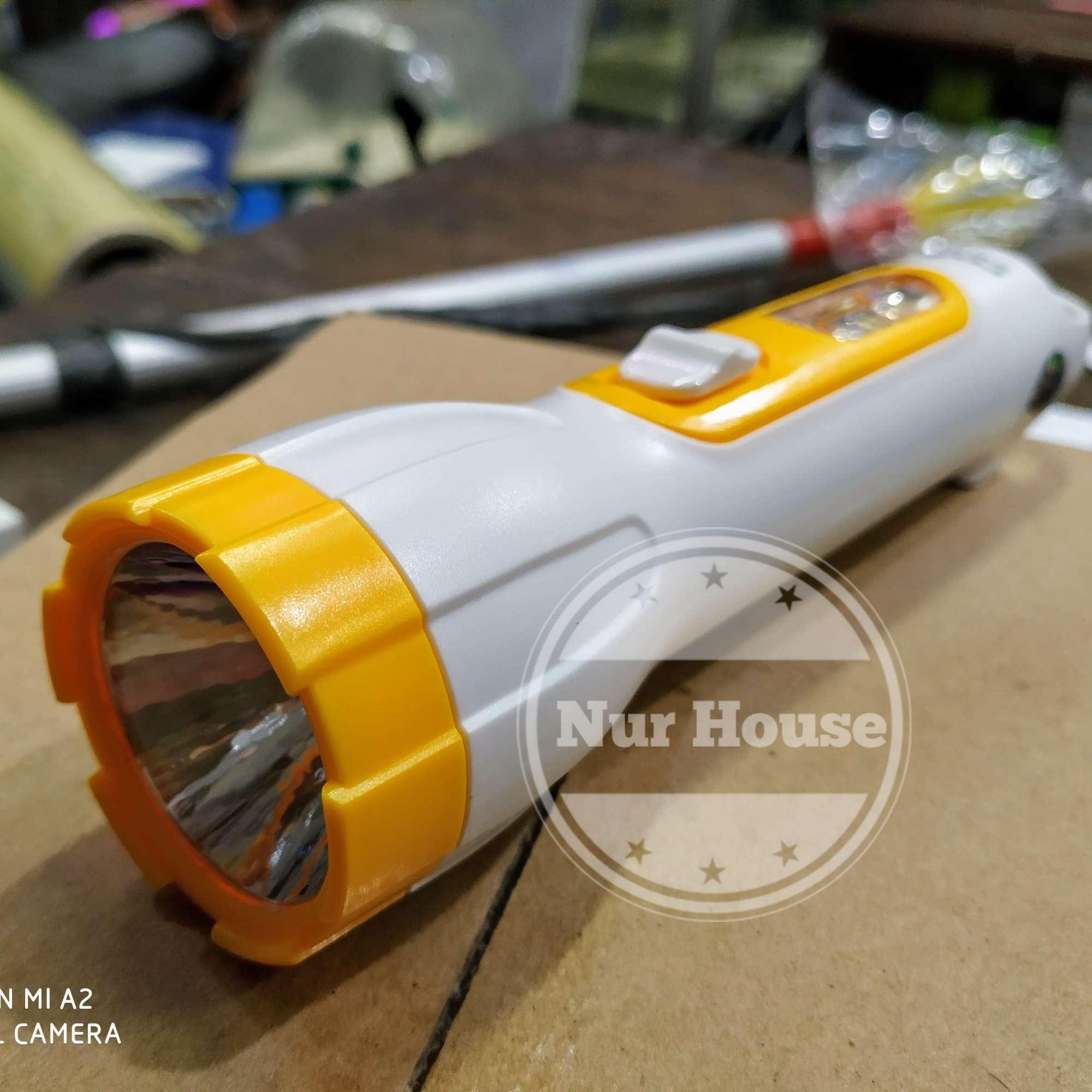 senter cas fox 107 led emergency charger | Lazada Indonesia