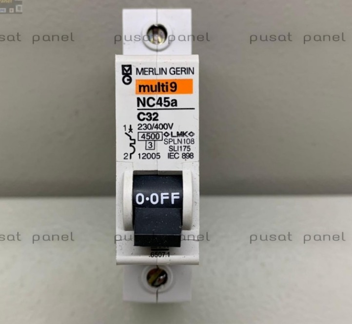 MCB 1P 32A Merlin Gerin Multi9 NC45a 1 Phase C32 | Lazada Indonesia