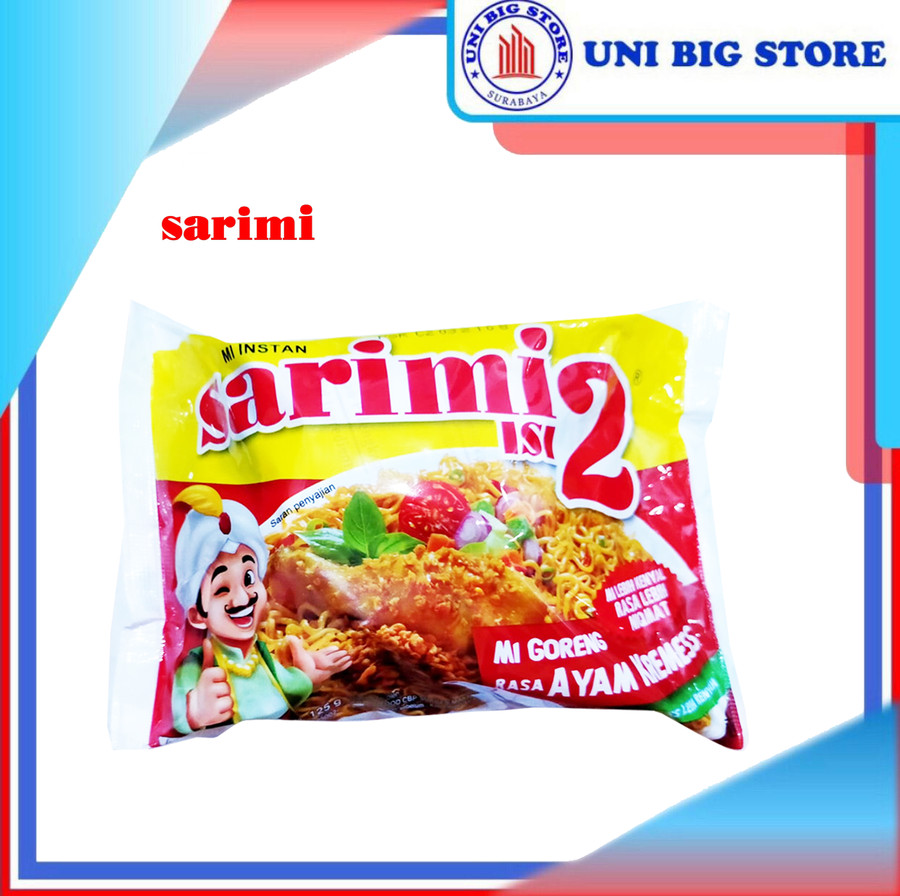 Sarimi Mi Mie Goreng Isi 2 Ayam Kremess 125 gr Kremes Noodles | Lazada ...