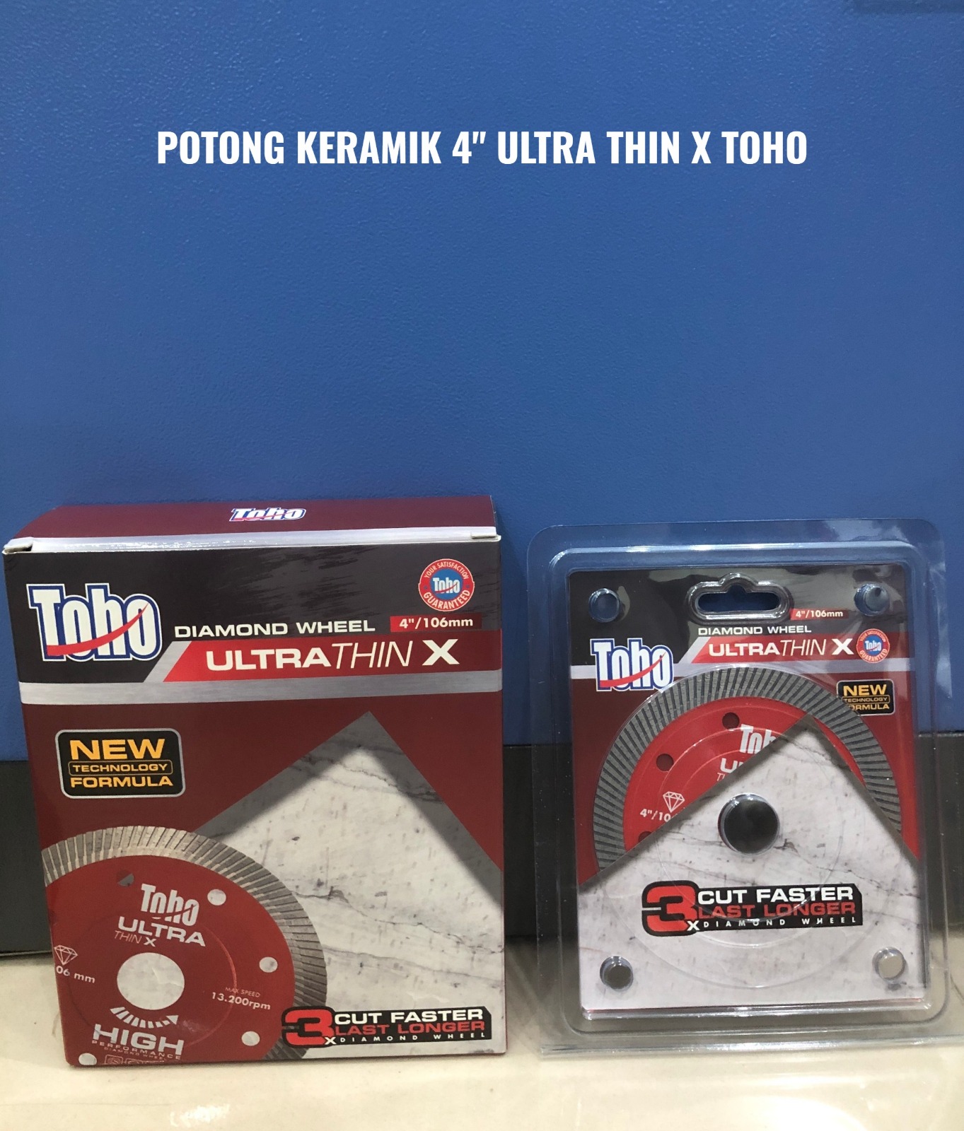 Diamond Wheel TOHO Ultra Thin X 4" | DW Toho 4 Inch | Mata Potong ...