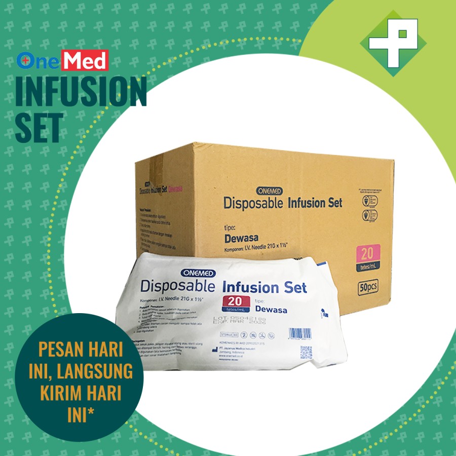 Infusion Set Dewasa OneMed / Infuset / Selang Infus | Lazada Indonesia