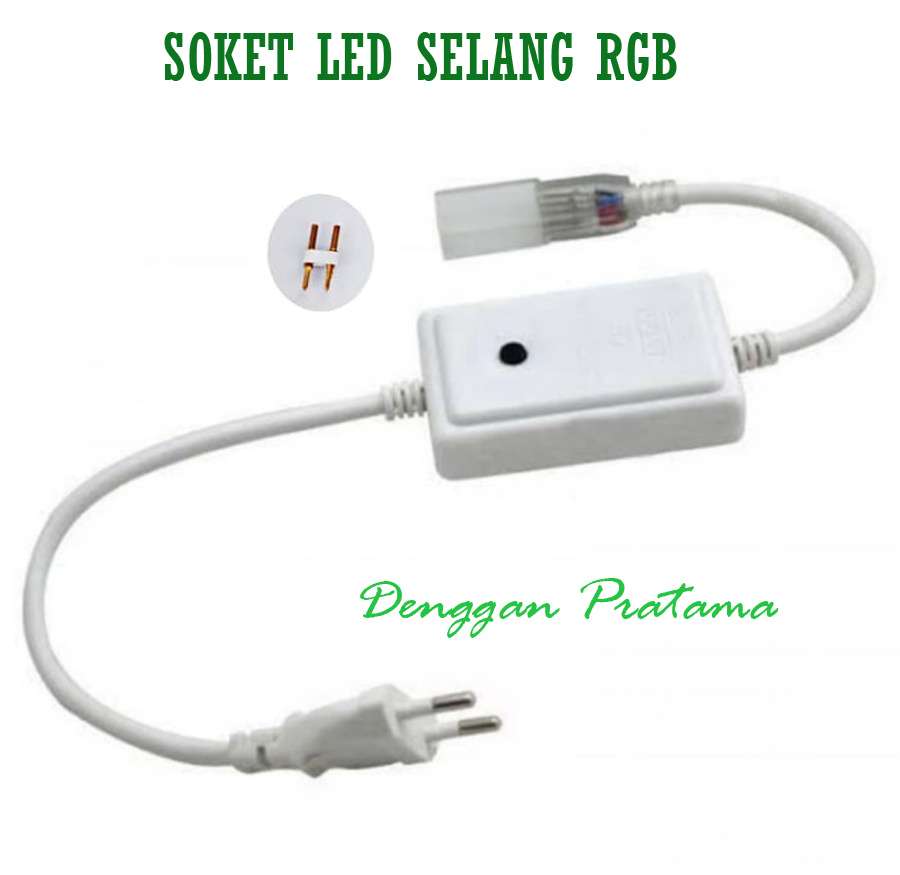 Socket Soket Adaptor LED STRIP Selang RGB /Colokan LED strip Model ...